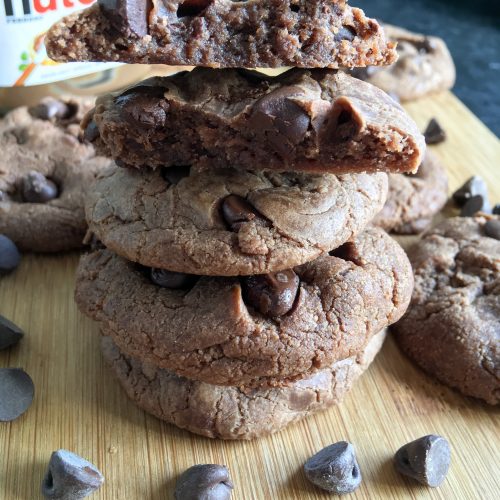 Easy Nutella Cookies - Something Sweet Something Savoury