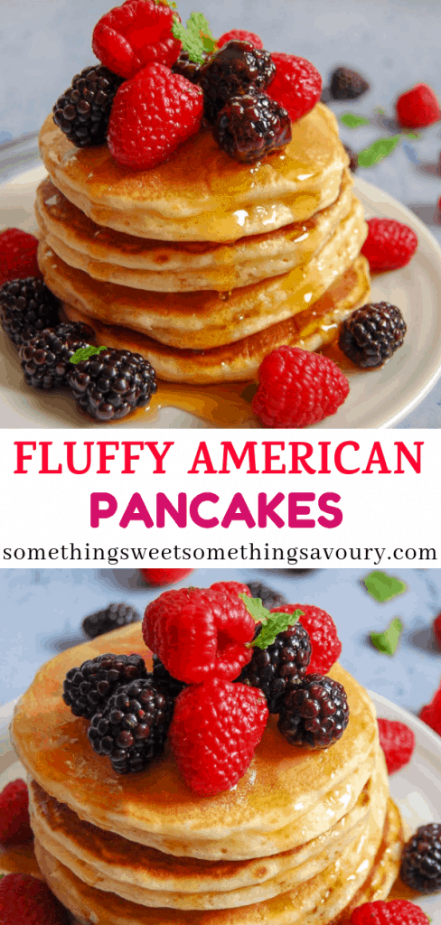 Fluffy American Pancakes - Something Sweet Something Savoury