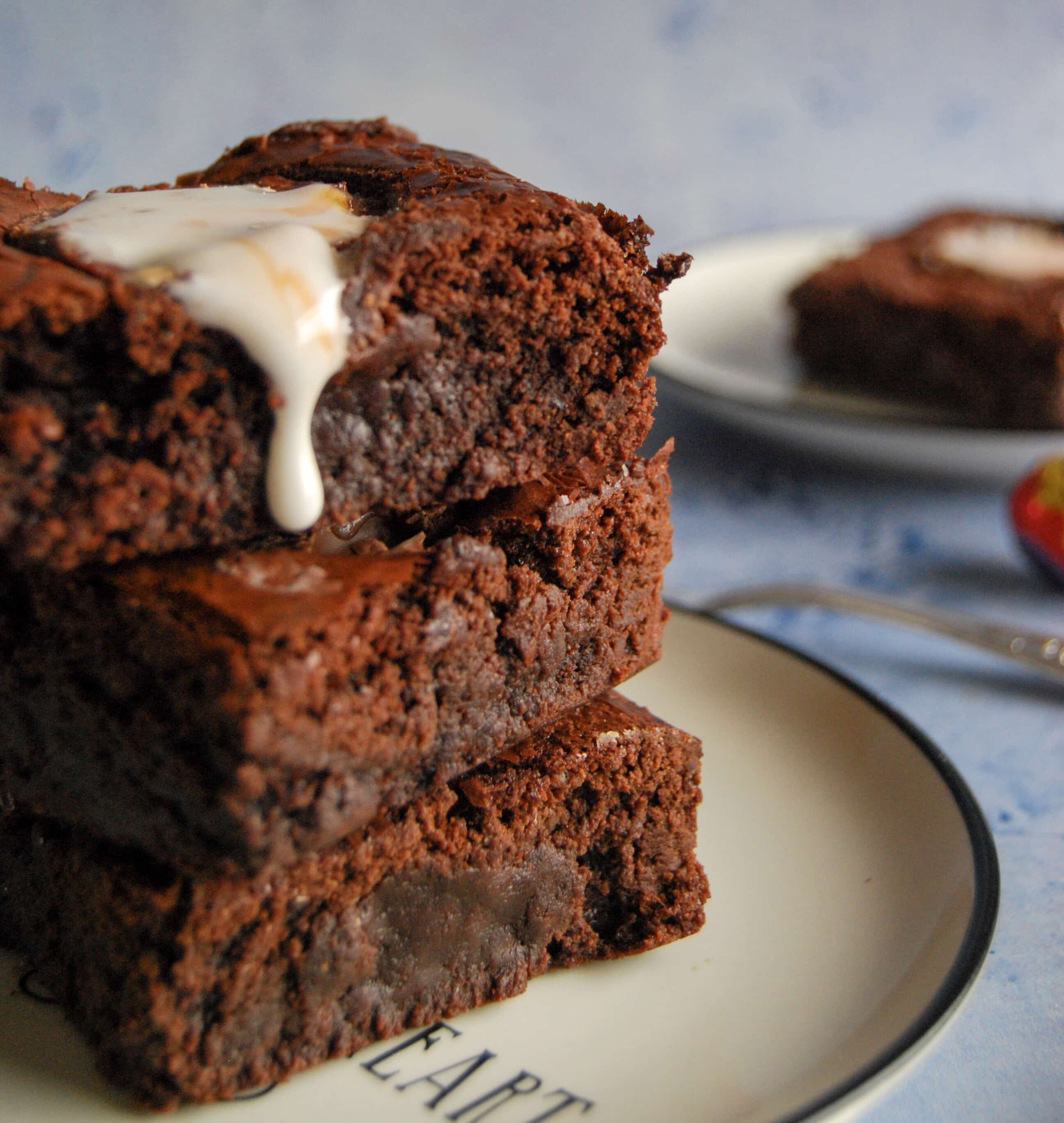 Cadbury Creme Egg Brownies - Something Sweet Something Savoury