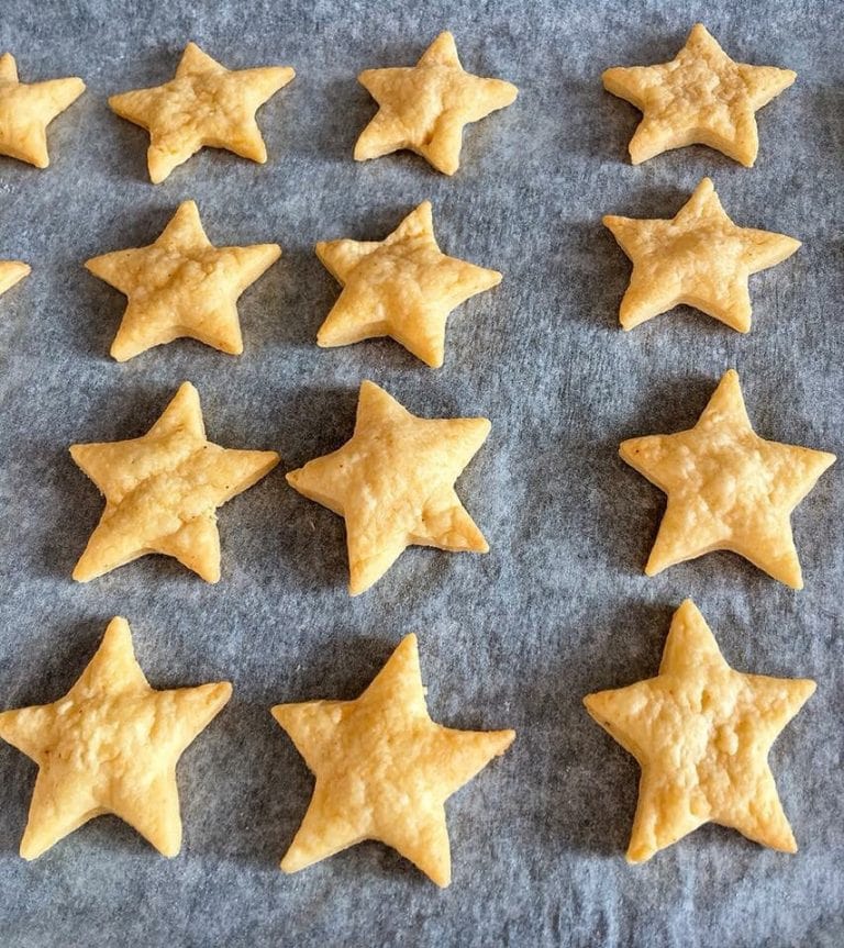Cheese Star Biscuits - Something Sweet Something Savoury