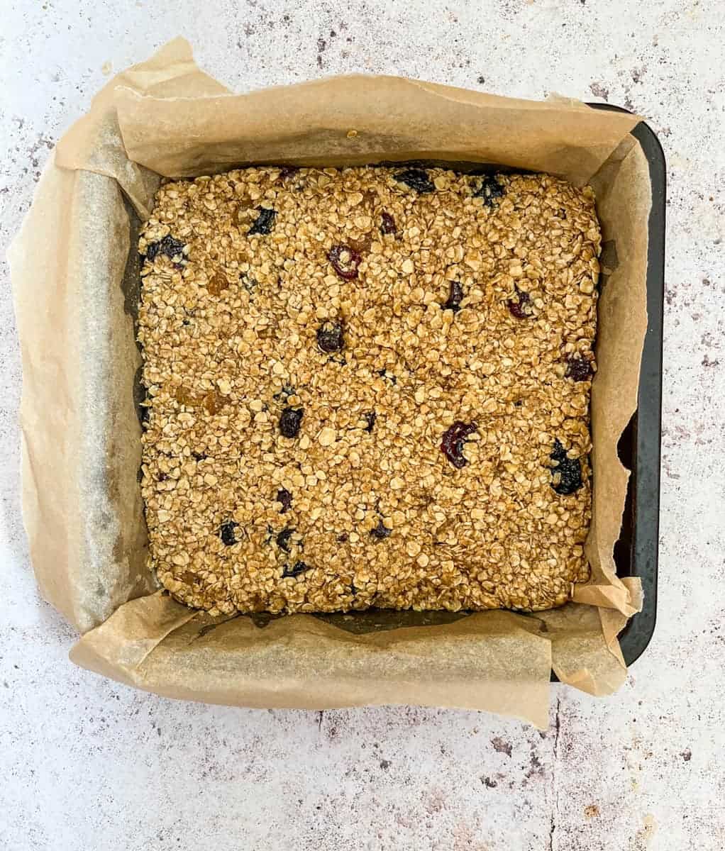 Fruit Flapjacks - Something Sweet Something Savoury