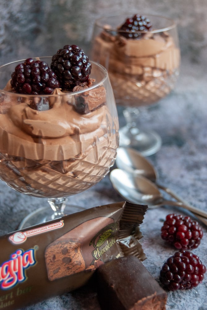 Eggless Chocolate Mousse {with Magija} - Something Sweet Something Savoury
