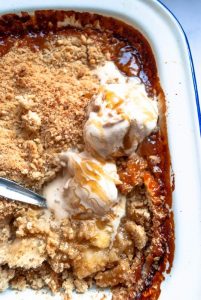 Toffee Apple Crumble - Something Sweet Something Savoury