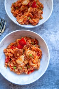 One Pot Chorizo and Pepper Rice - Something Sweet Something Savoury