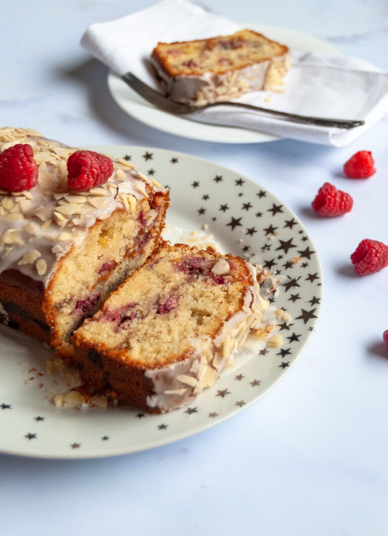 Raspberry Bakewell Cake - Something Sweet Something Savoury