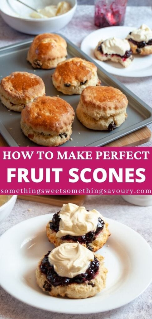 Perfect Fruit Scones - Something Sweet Something Savoury