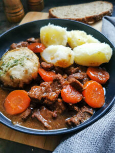 old fashioned scottish beef stew - Something Sweet Something Savoury