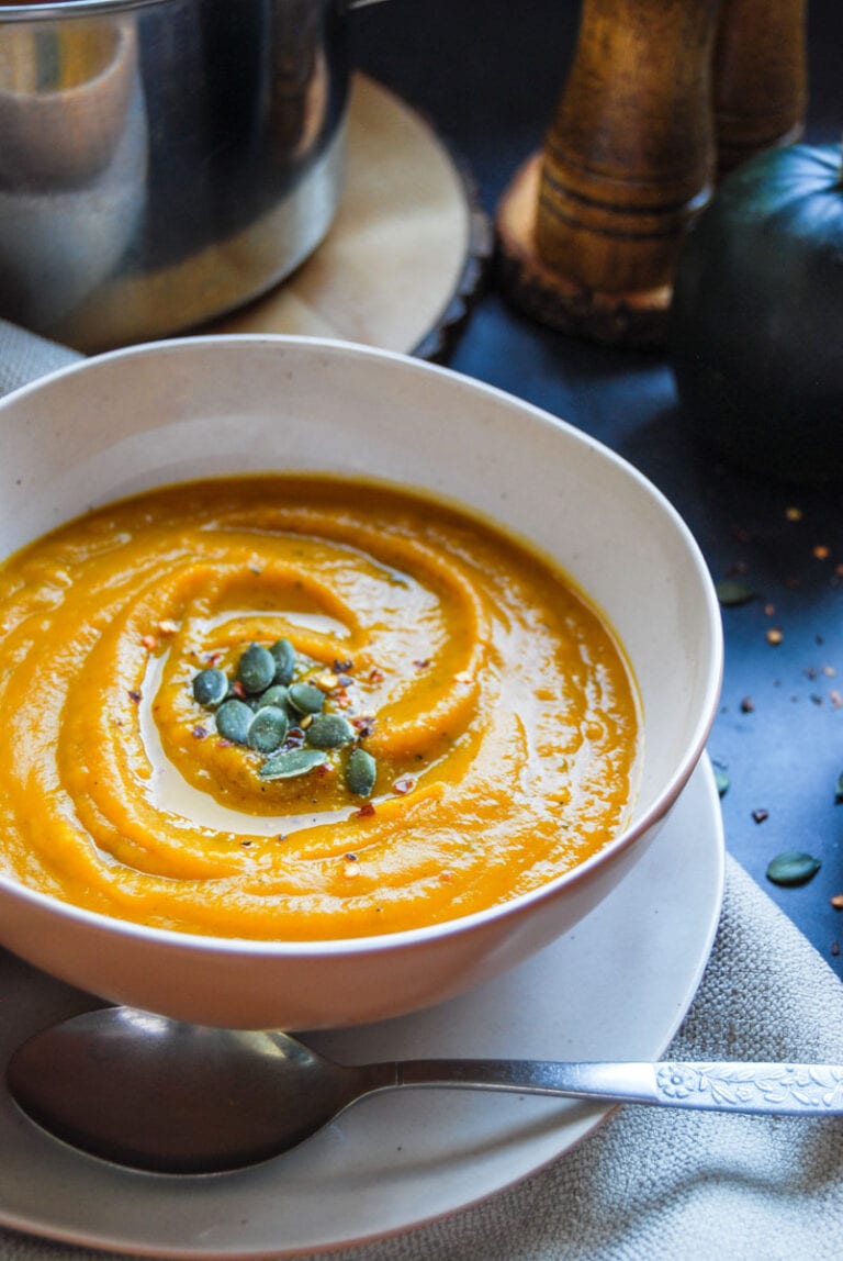 easy pumpkin soup - Something Sweet Something Savoury
