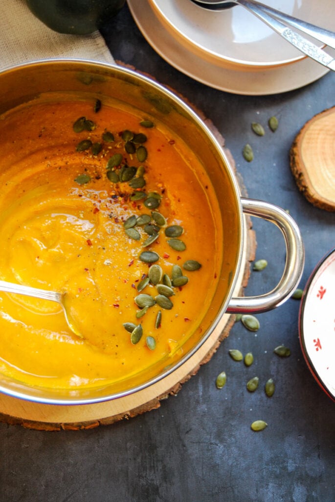 easy pumpkin soup - Something Sweet Something Savoury