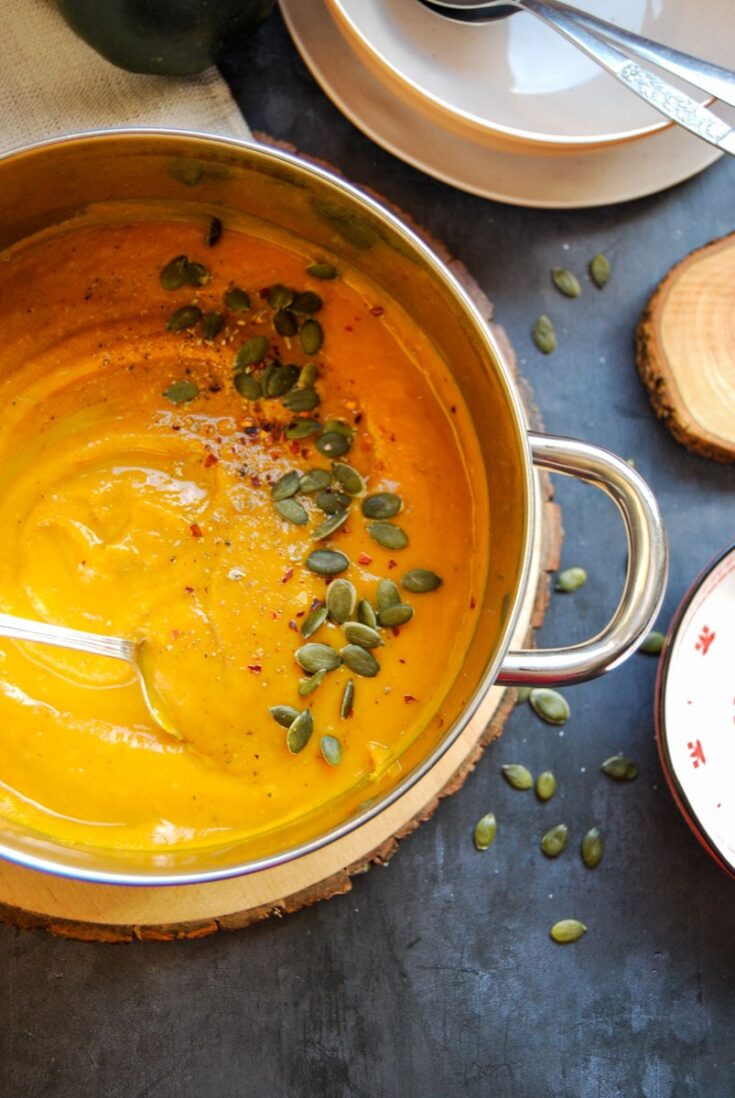 easy pumpkin soup - Something Sweet Something Savoury