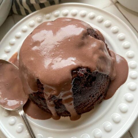 Microwave Chocolate Sponge Pudding recipe - Something Sweet Something ...
