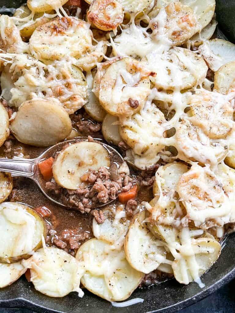 quick and easy minced beef hotpot - Something Sweet Something Savoury
