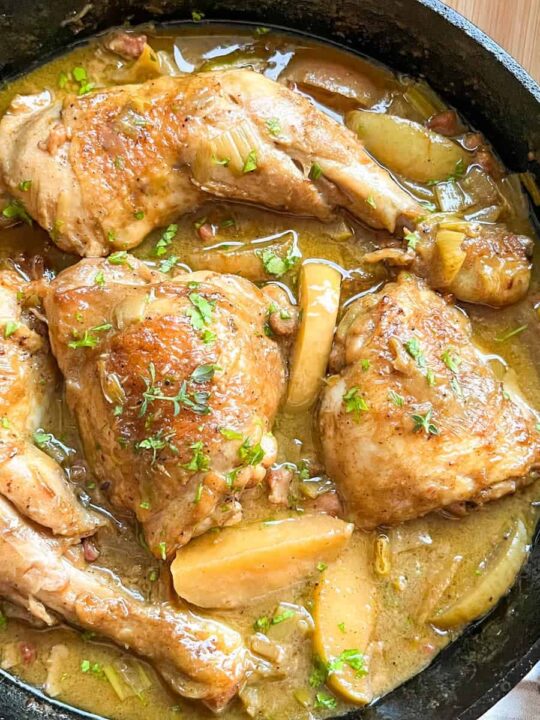 Chicken Normandy - Something Sweet Something Savoury
