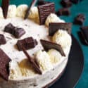 No bake after eight cheesecake - Something Sweet Something Savoury