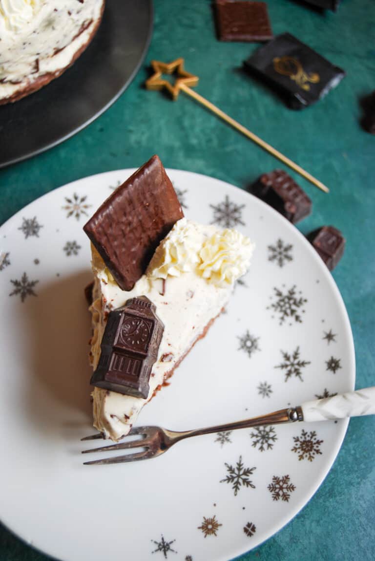 No bake after eight cheesecake - Something Sweet Something Savoury