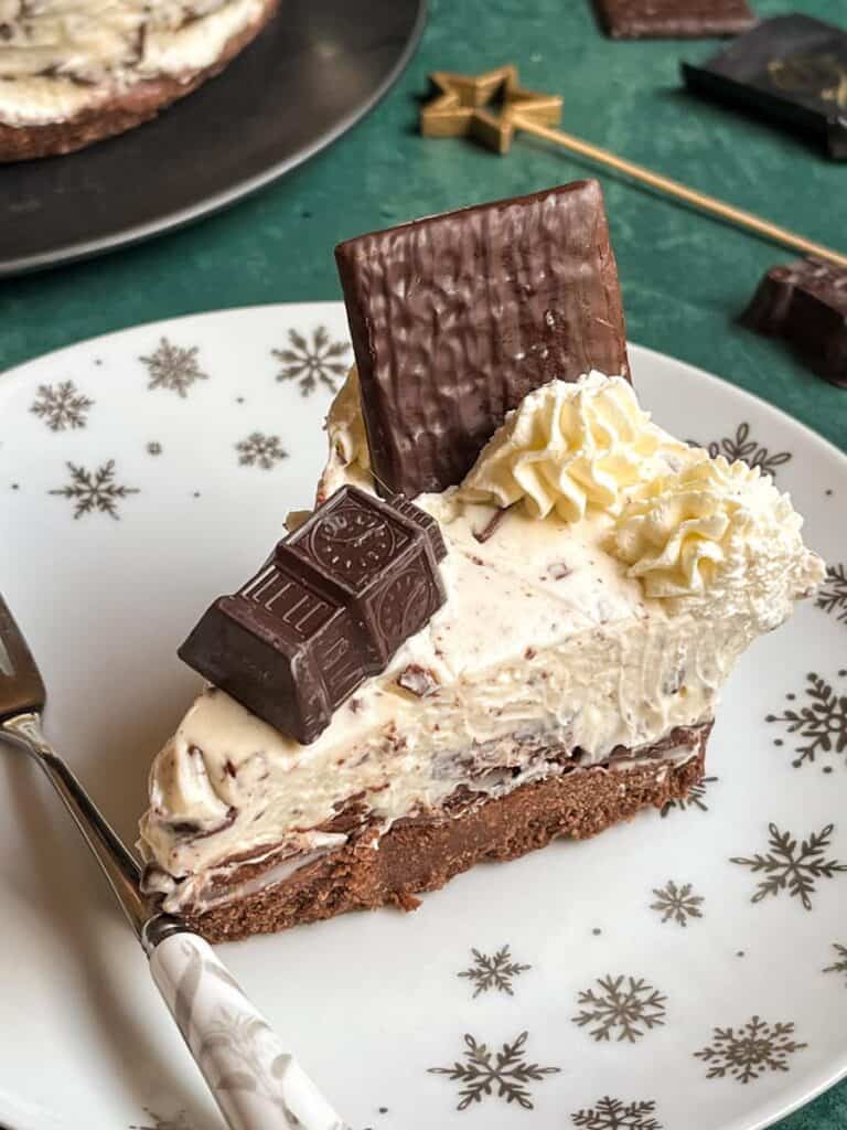 No bake after eight cheesecake - Something Sweet Something Savoury