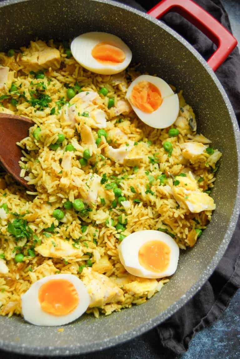 Easy Kedgeree Recipe - Something Sweet Something Savoury