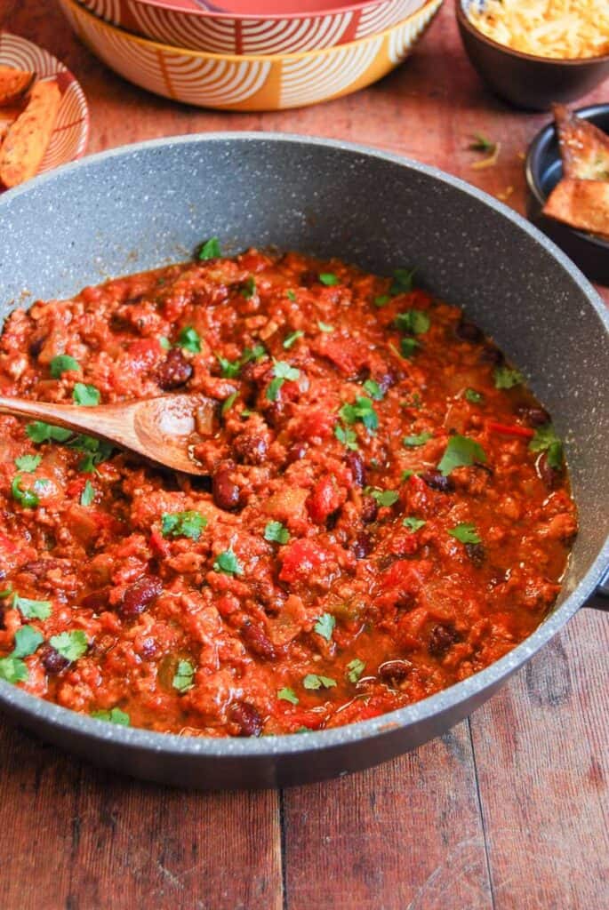Easy Turkey Chilli - Something Sweet Something Savoury